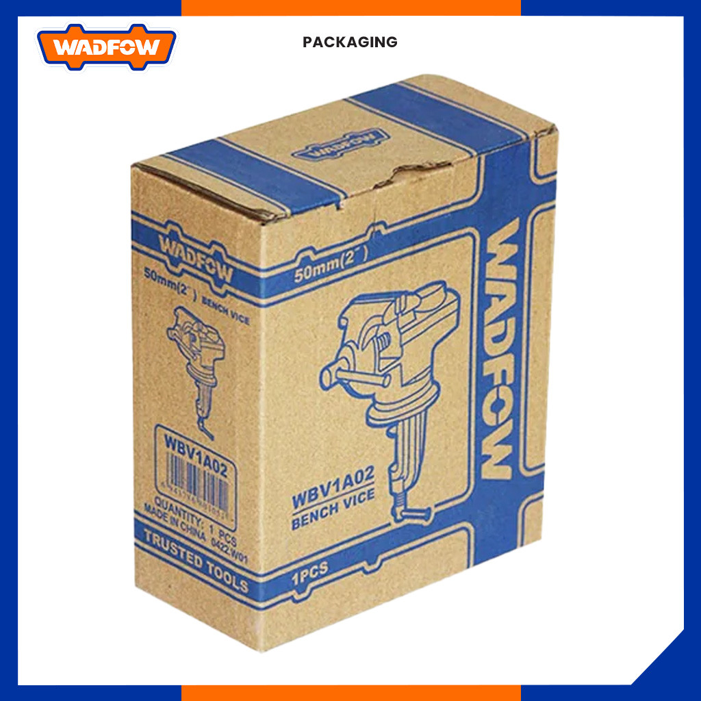 Wadfow Bench Vise Gato With Anvil 2"/50mm | Shopee Philippines