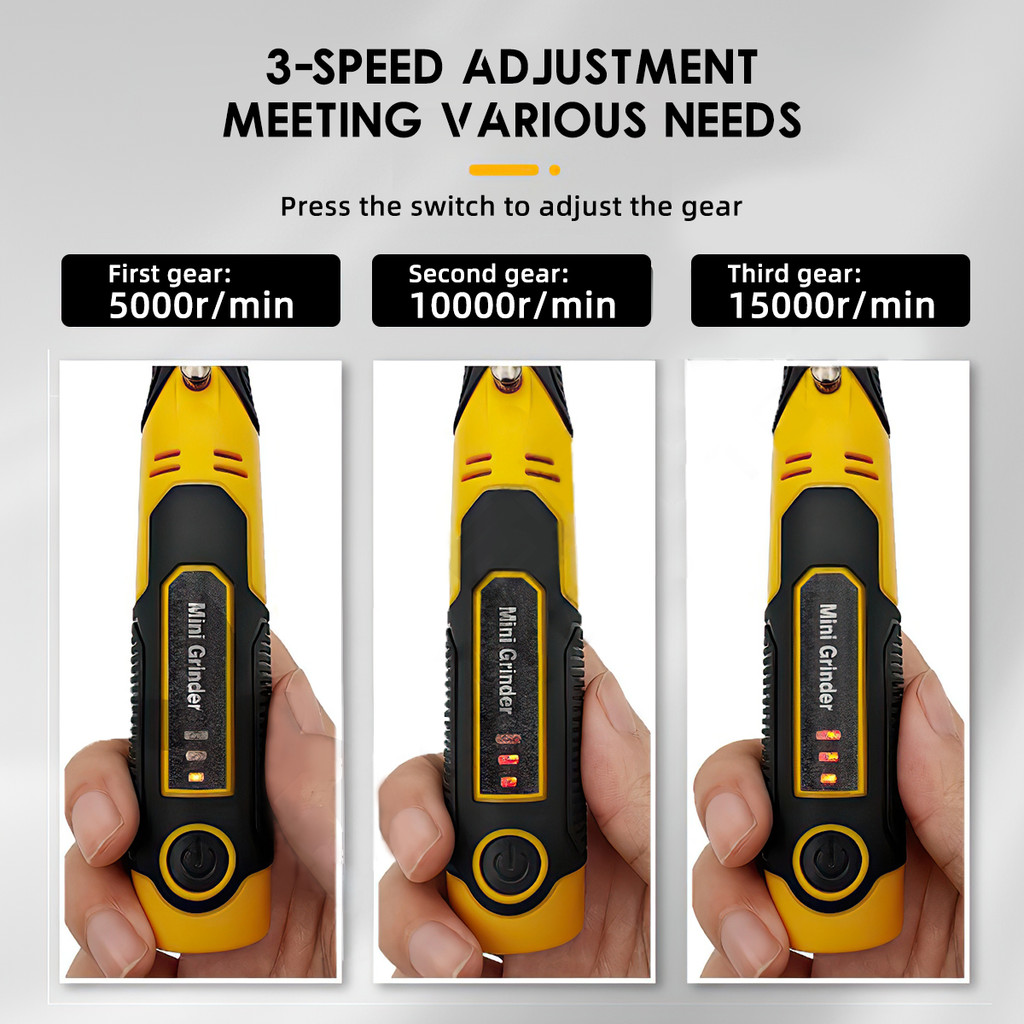 SOARFLY 57pcs Carving Tools Set Electric Cordless Mini Grinder Drill ...