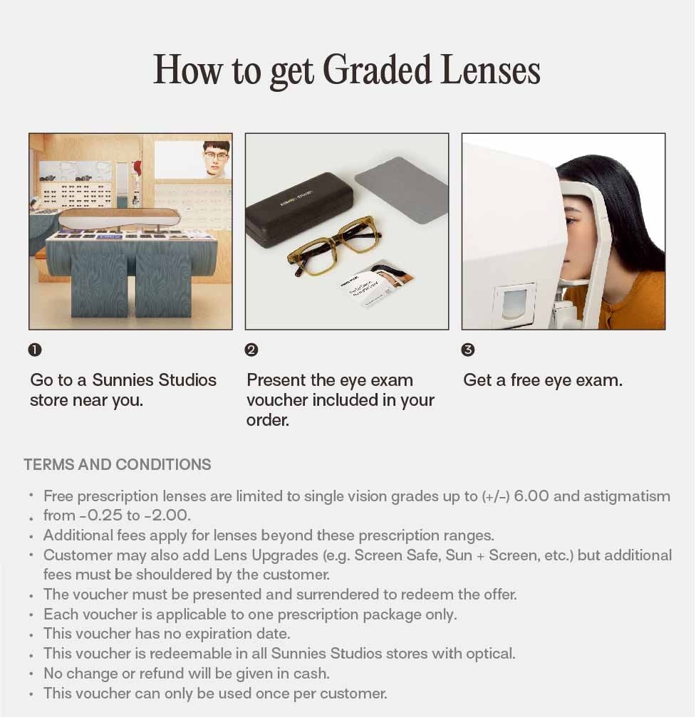 Sunnies Studios Vance (Eyeglasses with Free Replaceable Lens Grades for ...