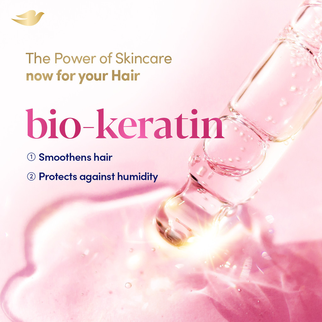 Dove Bio-Keratin Straight & Silky 1 Minute Conditioner 650mL for ...