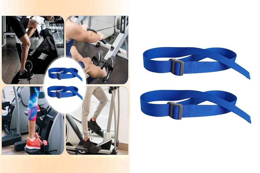 Heavy Duty Pedal Strap Fitness Equipment Pedal Strap Adjustable Rowing ...