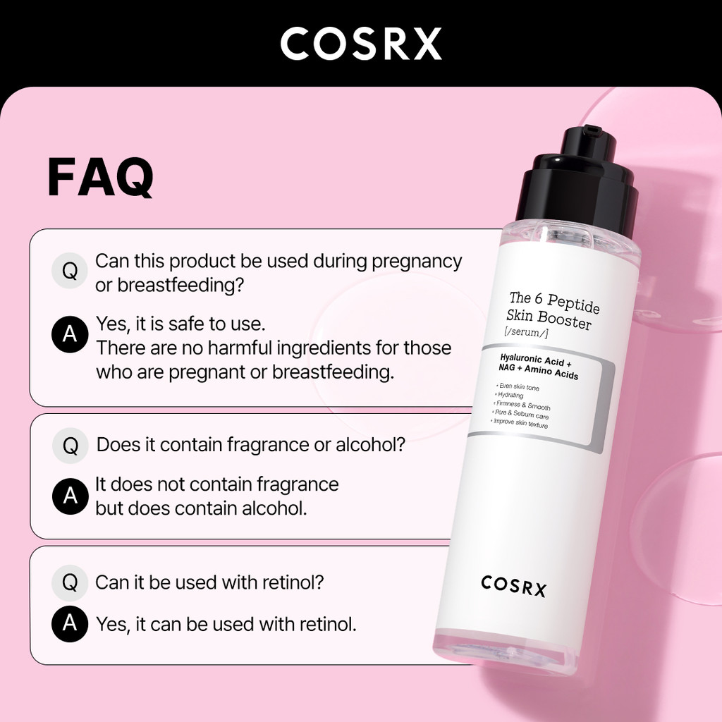 [COSRX OFFICIAL] The 6 Peptide Skin Booster Serum, 6 Peptide Complex for multiple skin solution ...