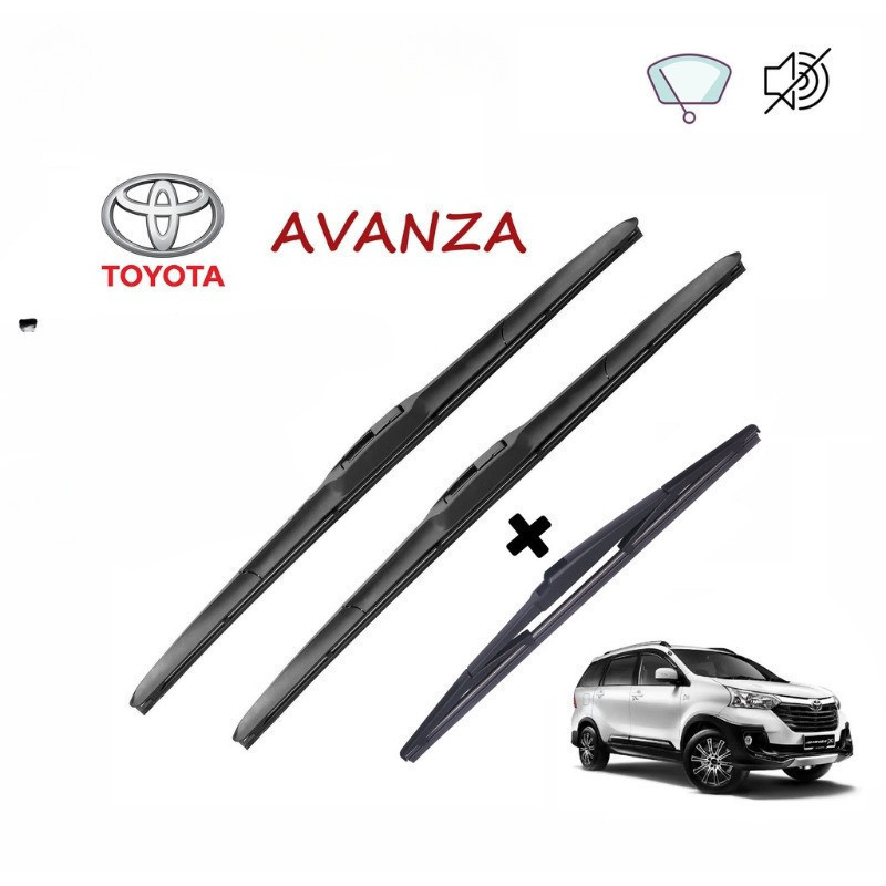 ZR For Toyota AVANZA Wiper Blade 16"/24"14"for 2016 to 2021 AVANZA Car ...