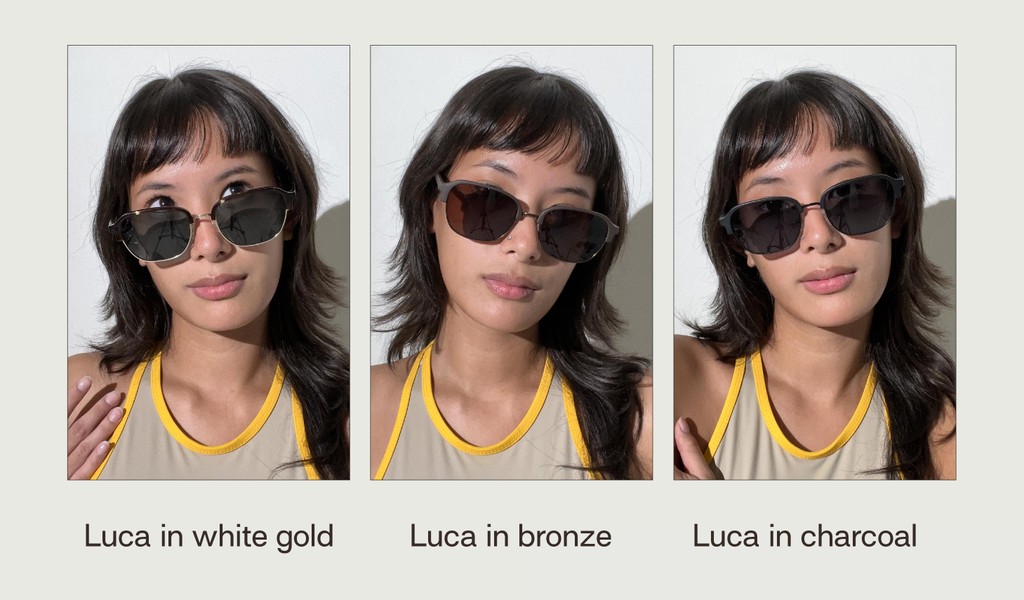 Sunnies Studios Luca (Square Polarized Sunglasses Shades for Men and ...