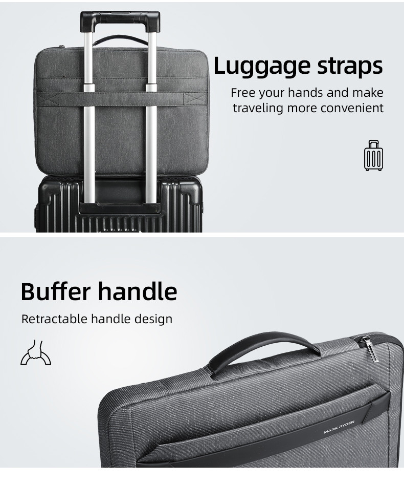 MARK RYDEN Laptop Bag Business splash proof Laptop Handbag (13"/15"/15. ...