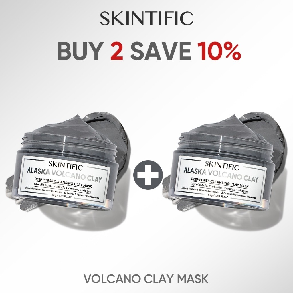 [GLOBAL] SKINTIFIC Alaska Volcano Clay Mask Deep Pores Cleansing Mud ...