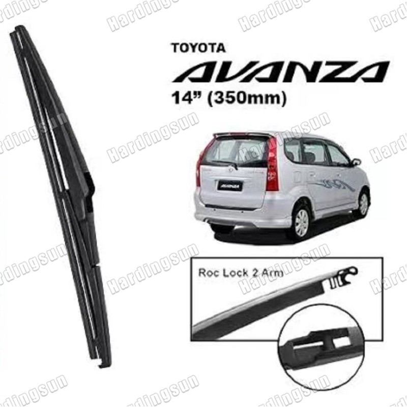 For Toyota AVANZA 14A Rear Wiper Blade 1pcs for 2004 to 2015 Year Model ...