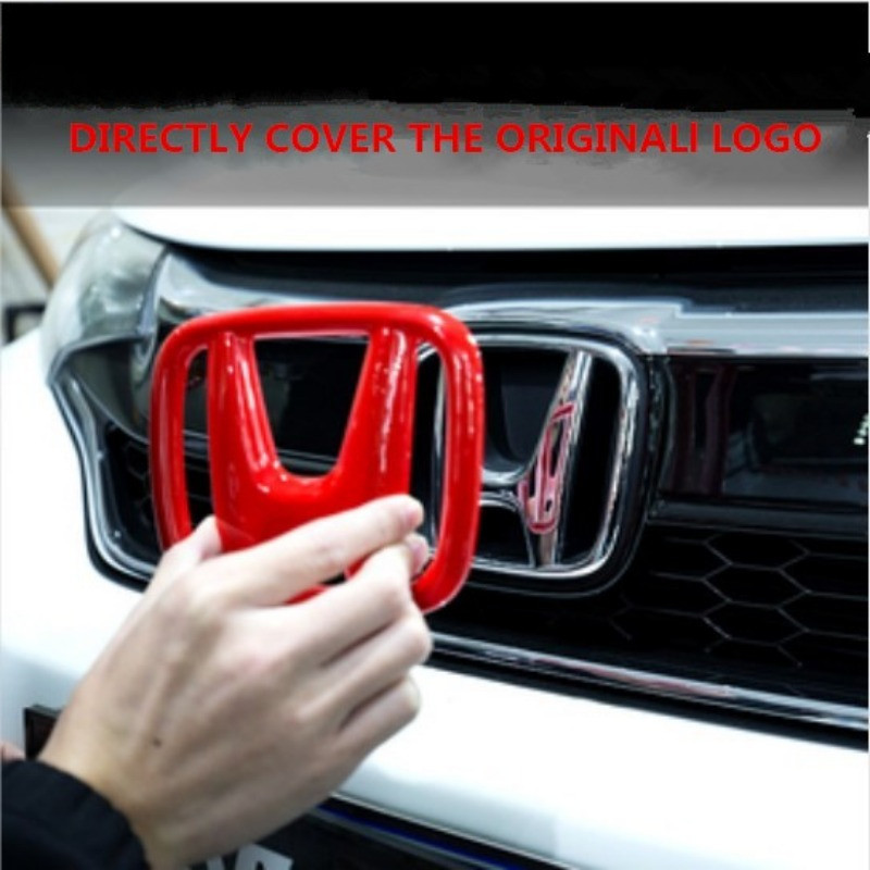 HYS 1pcs Honda Jazz / City / HRV / Civic / BRV / GLOSSY Red H Logo ...