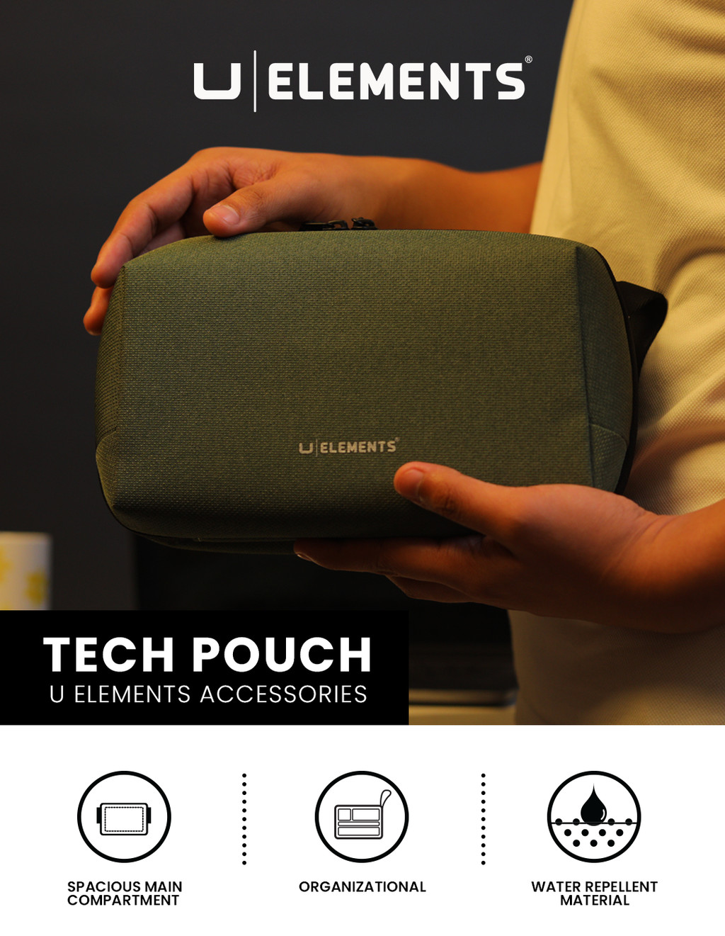 U Elements Tech Organizational Pouch | Shopee Philippines