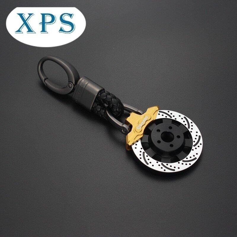 xps Car Keychain MOTO Key Ring For Keys Aluminum Alloy CNC Brake Disc ...