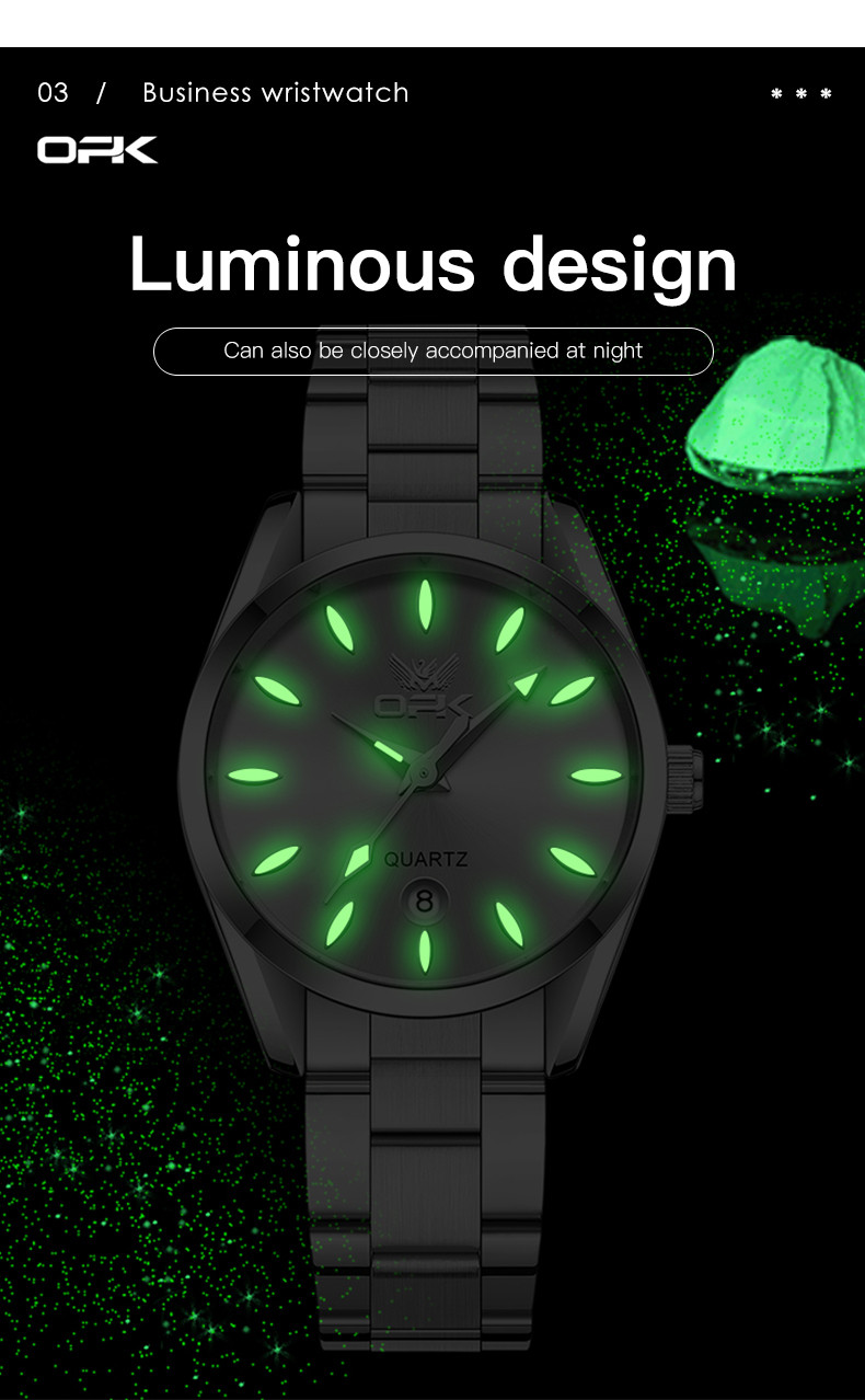 OPK Watch For Woman Elegant Waterproof Original With Box Stainless ...