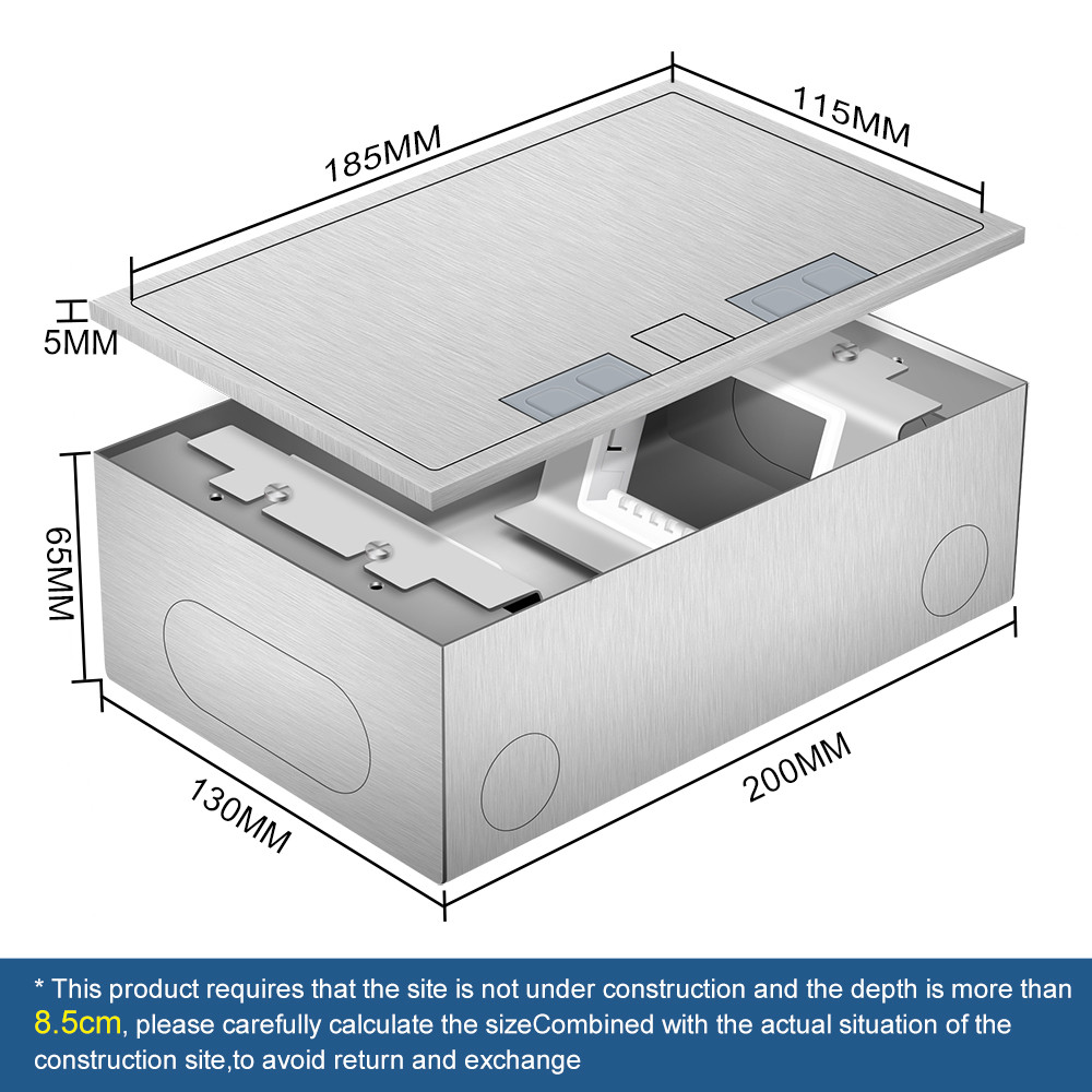 VISWE usb socket universal socket floor outlet multi socket floor ...