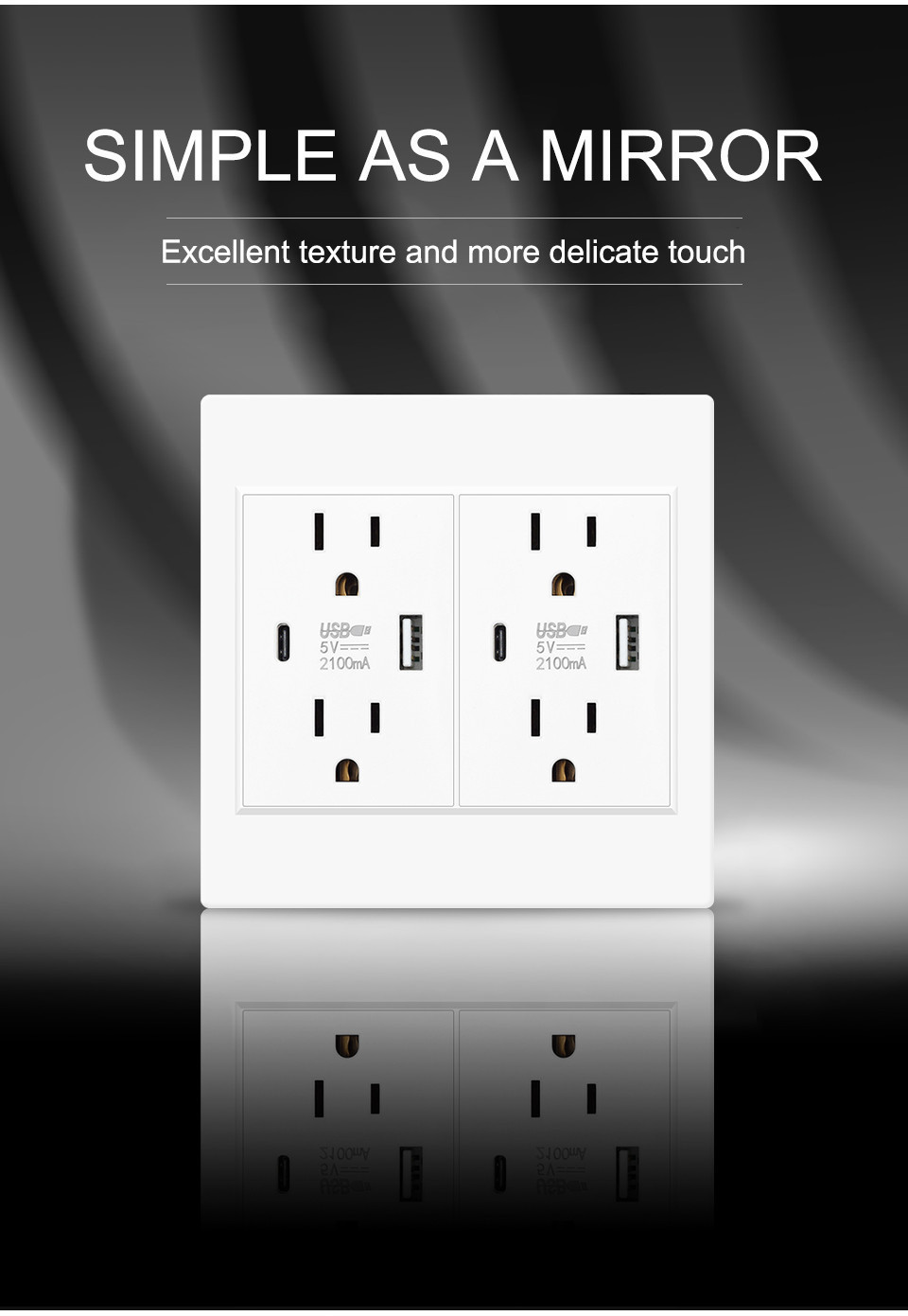 VISWE usb socket universal socket socket with switch 3 pin socket 2 pin socket 1 way switch ...