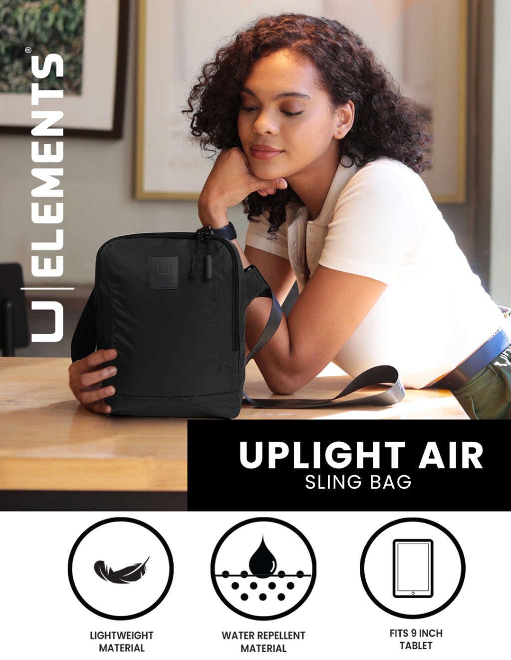 U Elements Uplight Air Lightweight Sling Bag | Shopee Philippines