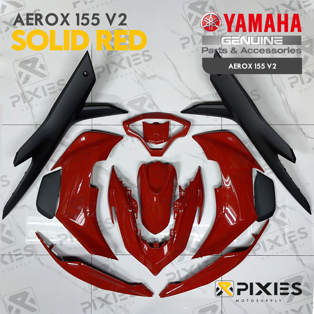 YAMAHA AEROX V2 GENUINE SPARE PARTS FAIRINGS FLAIRINGS PLASTIC PARTS ...