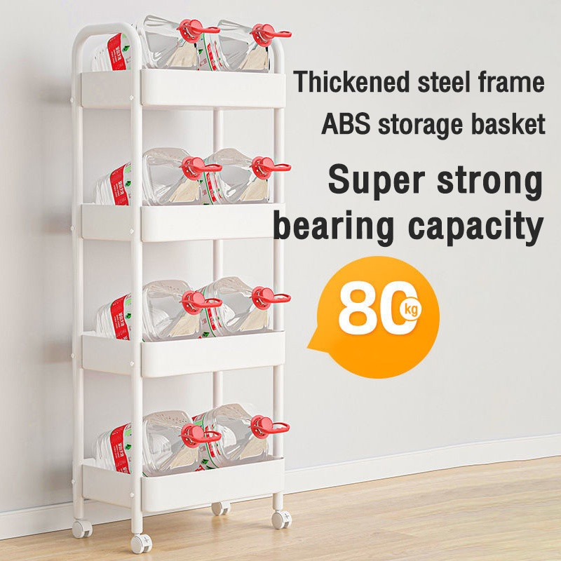 Trolley Cart Organizer Rack Organizer Storage Moving Rack Trolley Rack ...