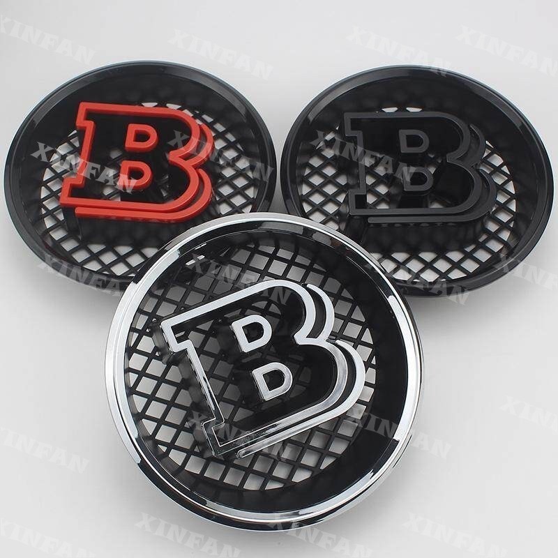 Xinfan ad | sign B 185mm. Car front grille logo for Brabus Mercedes ...