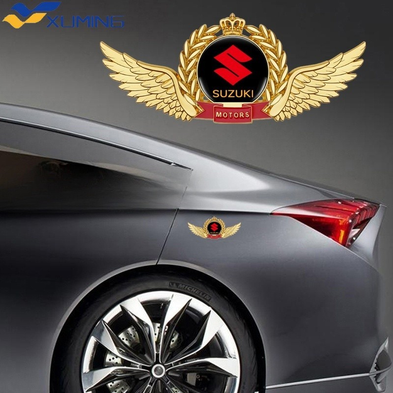 3D Metal Crown Car Fender Side Sticker for Suzuki SX4 Alto Alivio Jimny ...