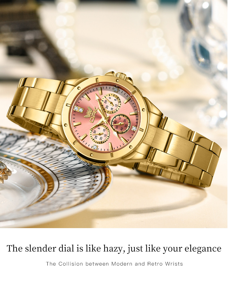 OPK Ladies Relo Wrist Watch For Woman Elegant Water Proof Original ...