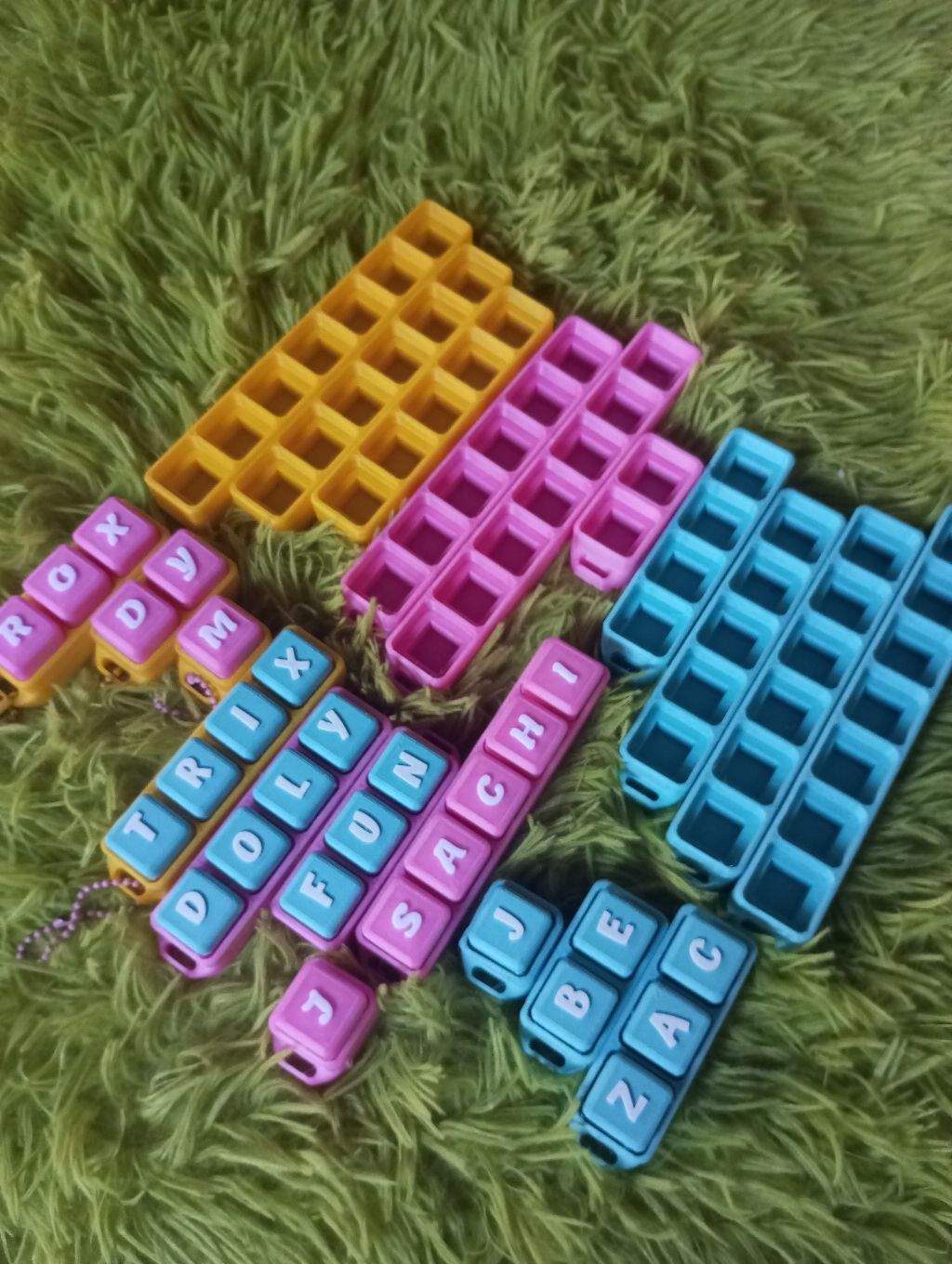Customized Personalized 3D Printed Name Fidget Clicker Stress relief ...