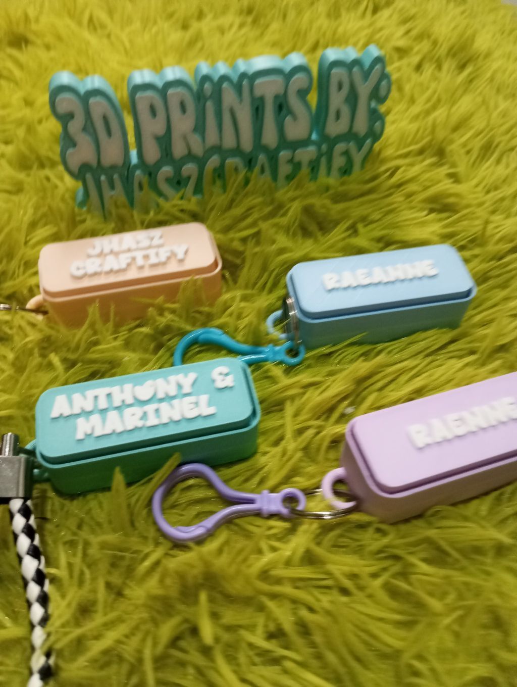 Customized/Personalized 3D Printed Name Fidget Stress Relief Clicker ...