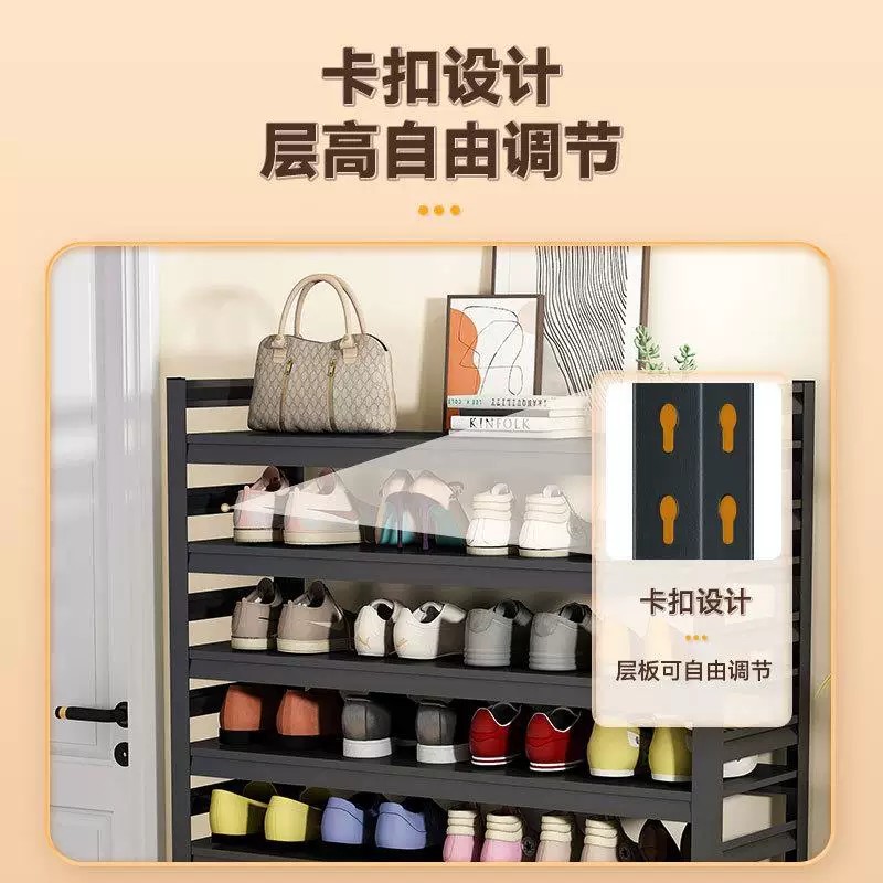 Hot⭐ Multi-layer steel simple shoe rack for home use, suitable for ...