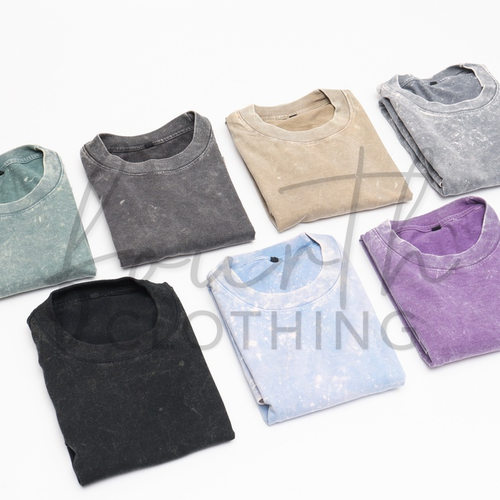 Pro Club Inspired VINTAGE Dye Acid Washed Classic Crew Neck Shirt Tees ...