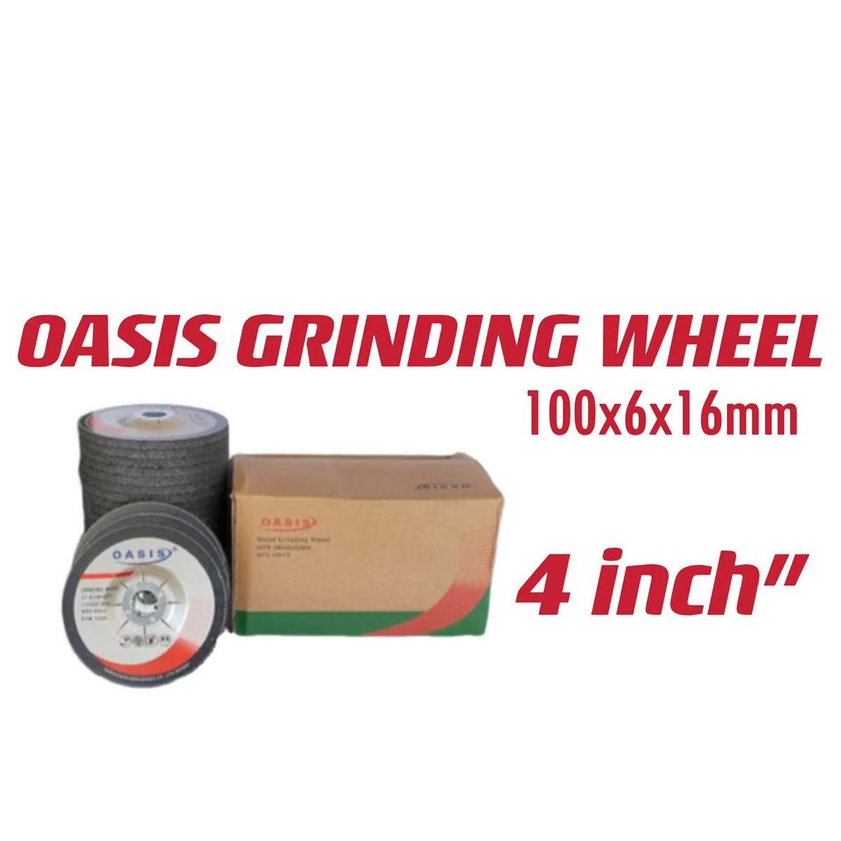 Oasis GRINDING WHEEL 4" INCH. (PER BOX) 25pcs. | Shopee Philippines