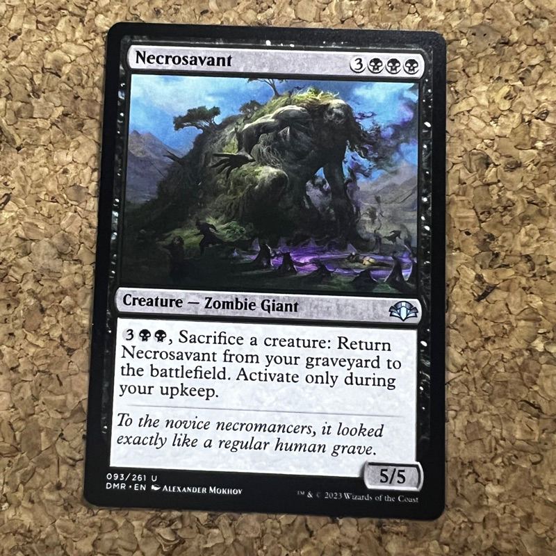 Necrosavant Zombie Giant Dominaria Remastered Dmr Black Mtg Magic The Gathering Shopee