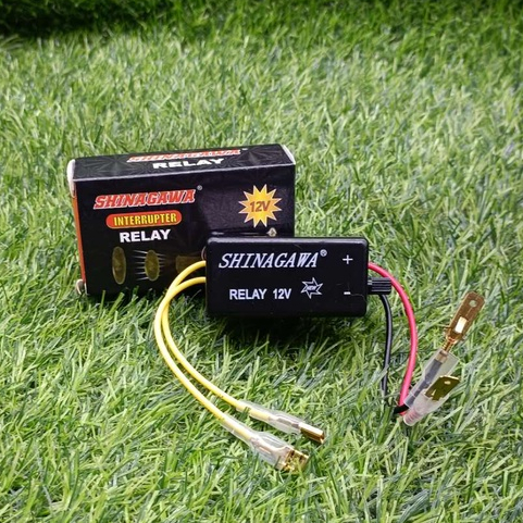 SHINAGAWA HORN INTERRUPTER RELAY WITH ADJUSTER 12V UNIVERSAL ...