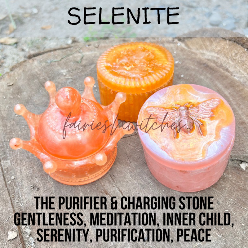 Selenite in Resin Projects: Cleansing Jars at lowest Price | Shopee ...