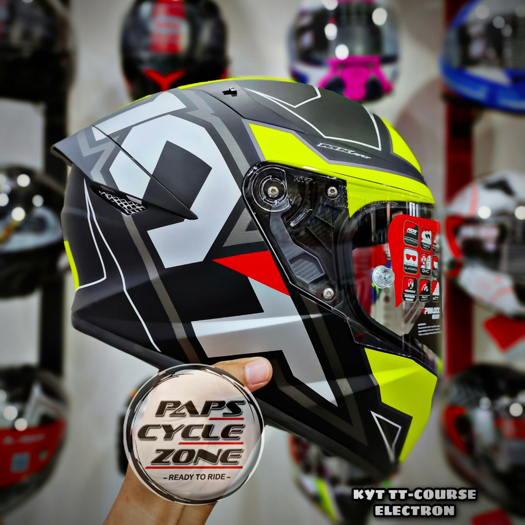 KYT TT COURSE ELECTRON HELMET | Shopee Philippines
