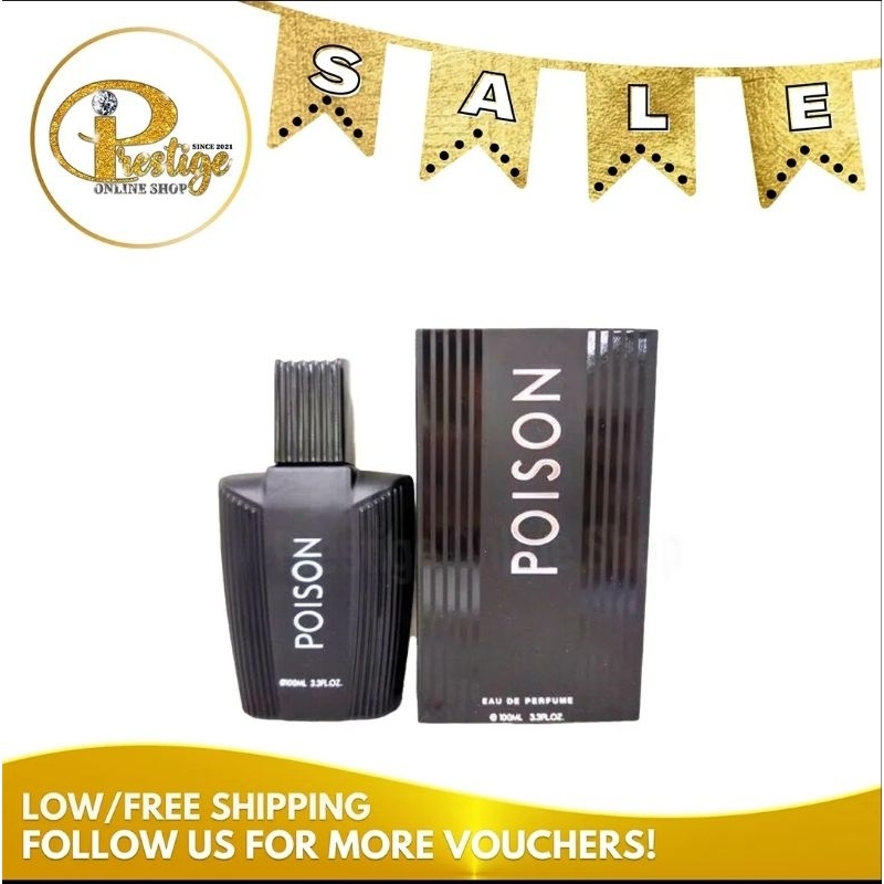 POISON PERFUME FOR MEN SINGAPORE PRODUCT 100ml EDP | Shopee Philippines