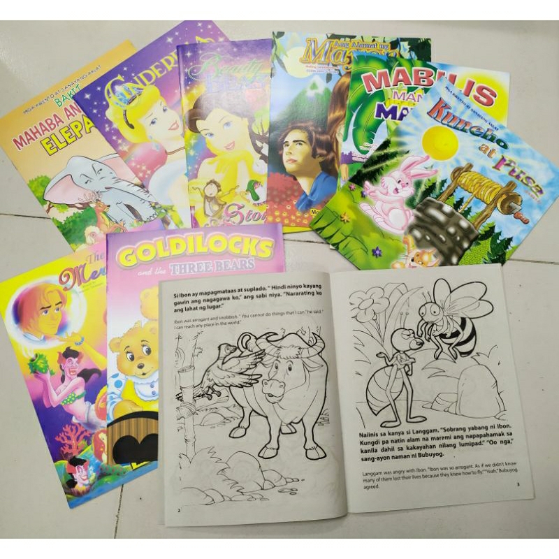 English/tagalog STORYBOOKS For kids! | Shopee Philippines