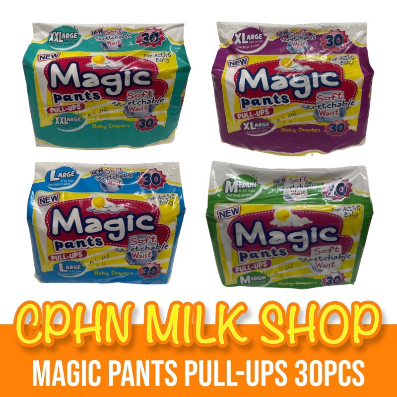 Magic Pants 30's (Variations) XXXL | XXL | XL | Large | Medium Pull-ups ...
