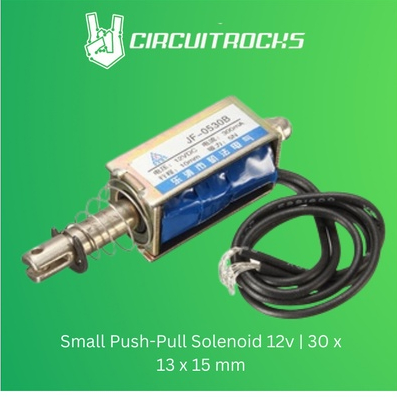 Small Push-Pull Solenoid 12v | 30 x 13 x 15 mm | Shopee Philippines