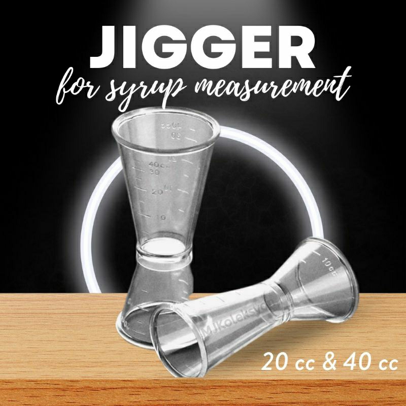 Jigger for Milktea Syrup Measurement 40cc and 20cc | Shopee Philippines
