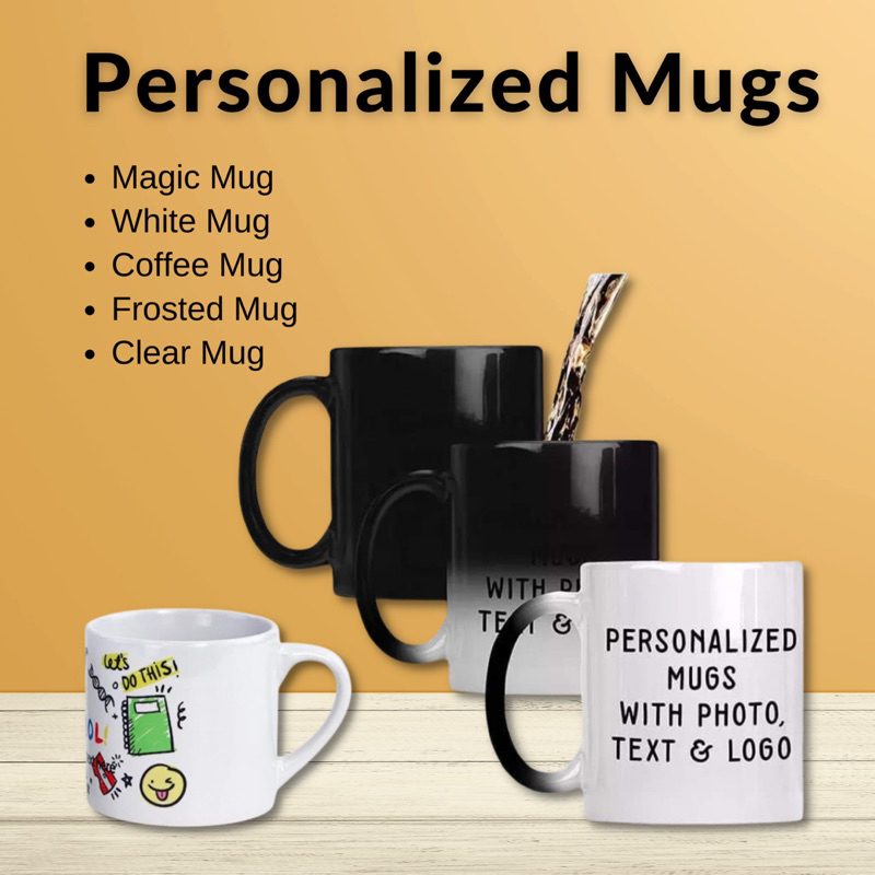 Personalized Mug! Magic Mug White mug Sublimation mugs Customize 330ml ...