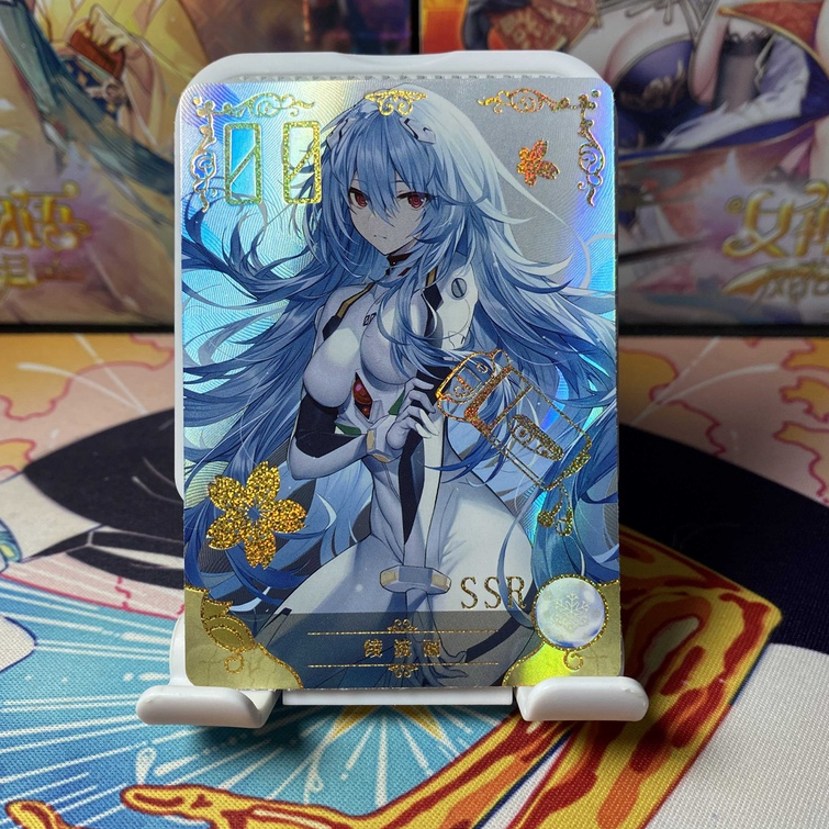 SSR Ayanami Rei from Neon Genesis Evangelion - Goddess Story TCG Anime ...