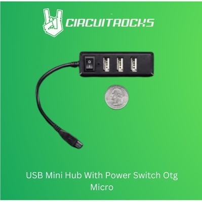 Circuitrocks USB Mini Hub With Power Switch Otg Micro | Shopee Philippines