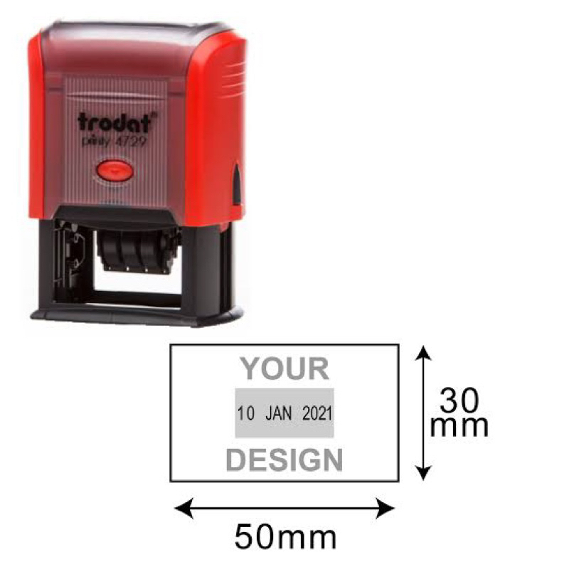 Trodat 4729 Customized Self-Inking Stamp | Shopee Philippines