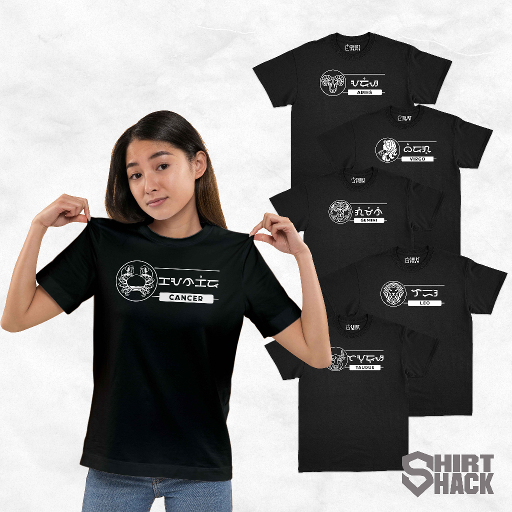 Shirt Shack PH - Horoscope Zodiac Sign Star Sign Baybayin Shirt for Men ...