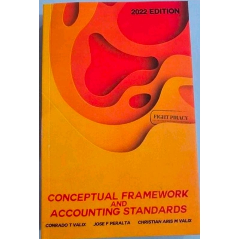 CONCEPTUAL FRAMEWORK ACCOUNTING STANDARDS 2022 ED.by valix | Shopee ...