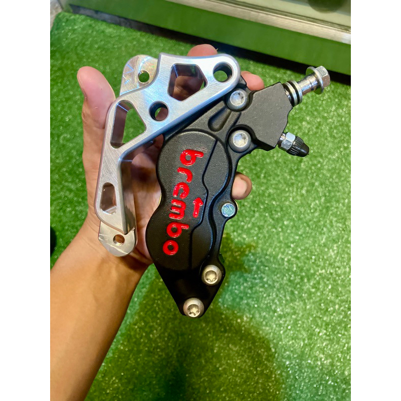 4pot Caliper w/ Bracket for Honda Click v1/v2/v3 125i 150i 160i ...