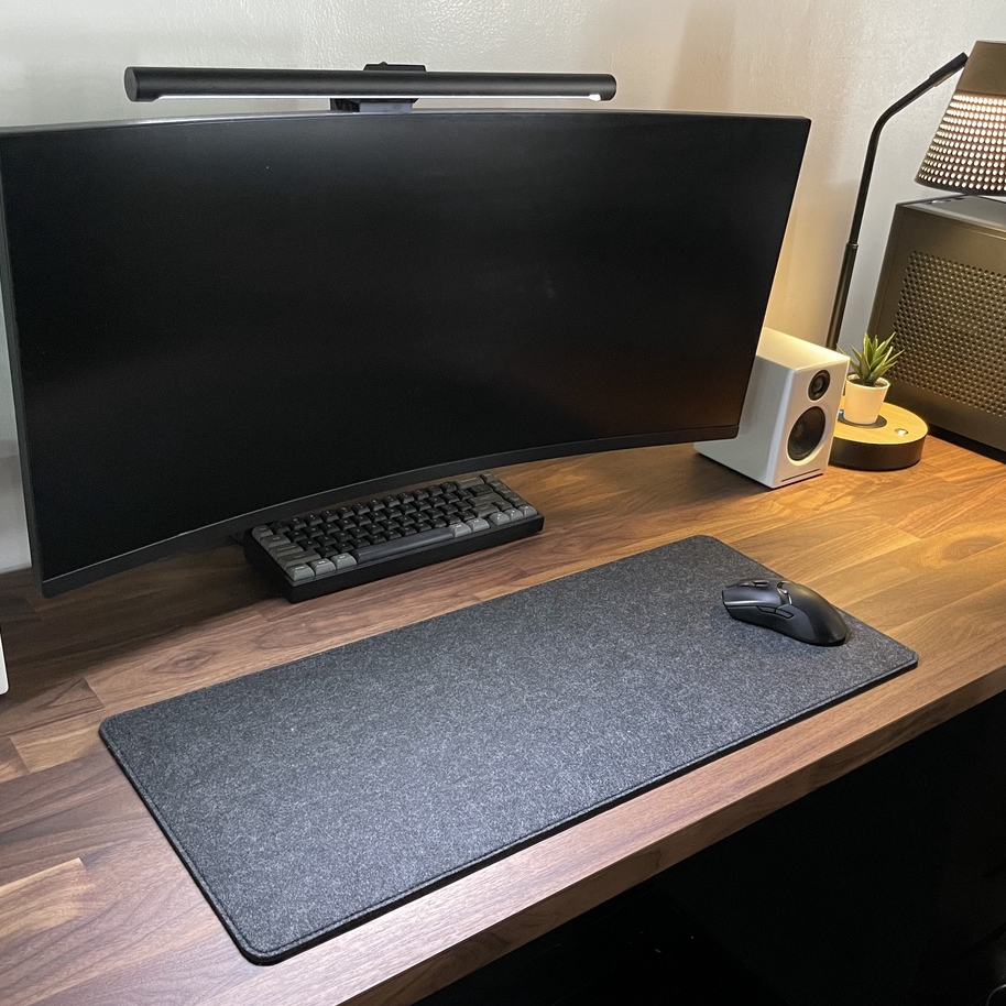 Wool Felt with Rubber Base Mousepad x MD Mousepad Large Gaming Mouse ...