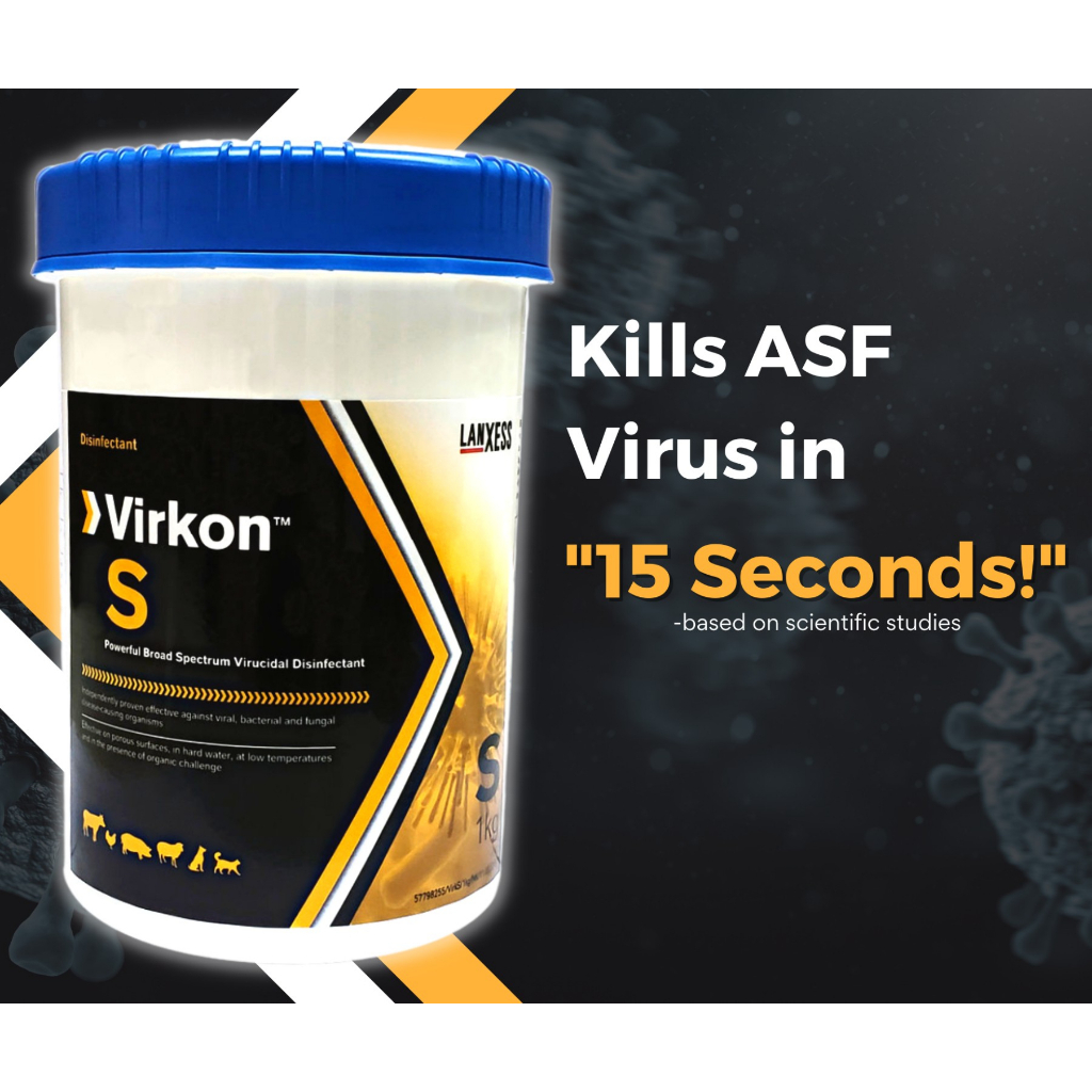 VIRKON S 1kg DISINFECTANT / Panglinis ng Agricultural Farm, Production ...