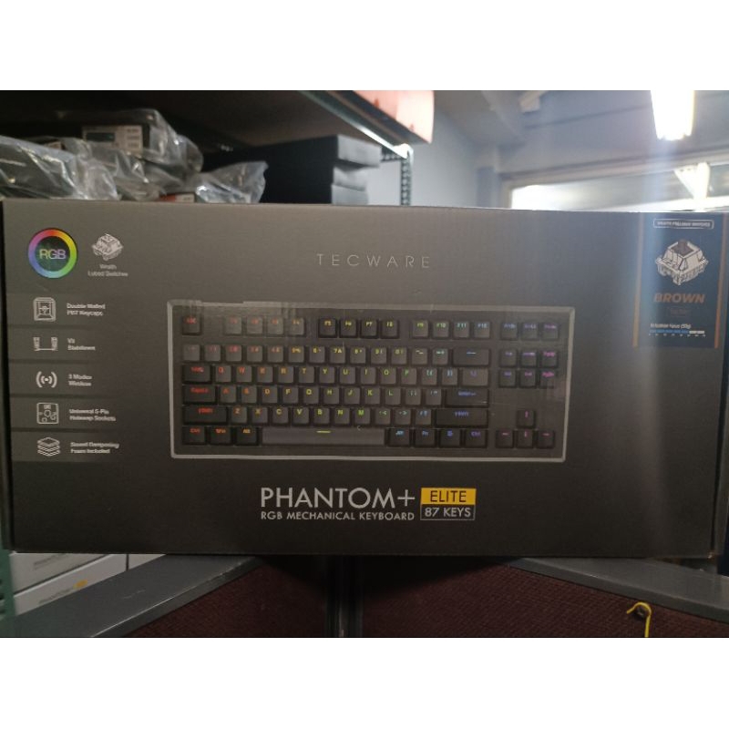 Tecware Phantom + Elite Black 3 mode wireless | Shopee Philippines