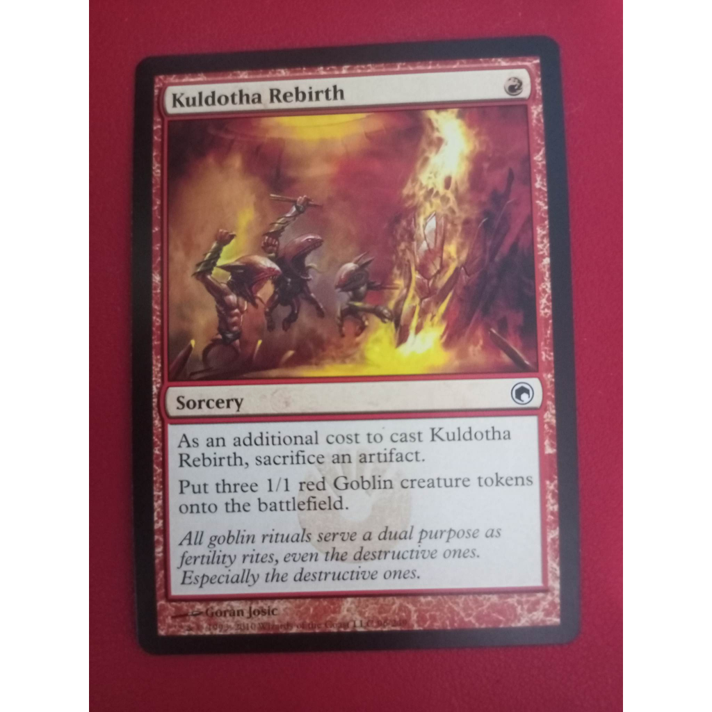 MTG Magic: The Gathering - Kuldotha Rebirth | Shopee Philippines