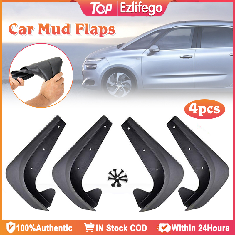 4Pcs Car Mud Guard Universal Front Rear Mud Flaps Splash Guards for ...