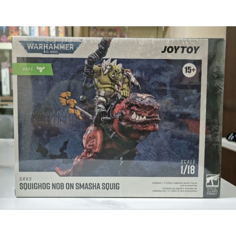 Joytoy Warhammer 40k Orks Squighog Nob On Smasha Squig | Shopee Philippines